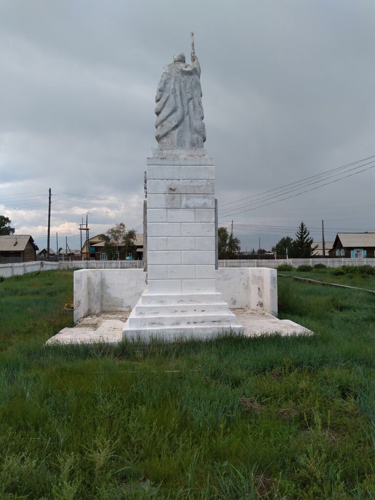 Anıt, heykel Воинам-землякам, погибшим на фронтах Великой Отечественной войны, Buriatya, foto