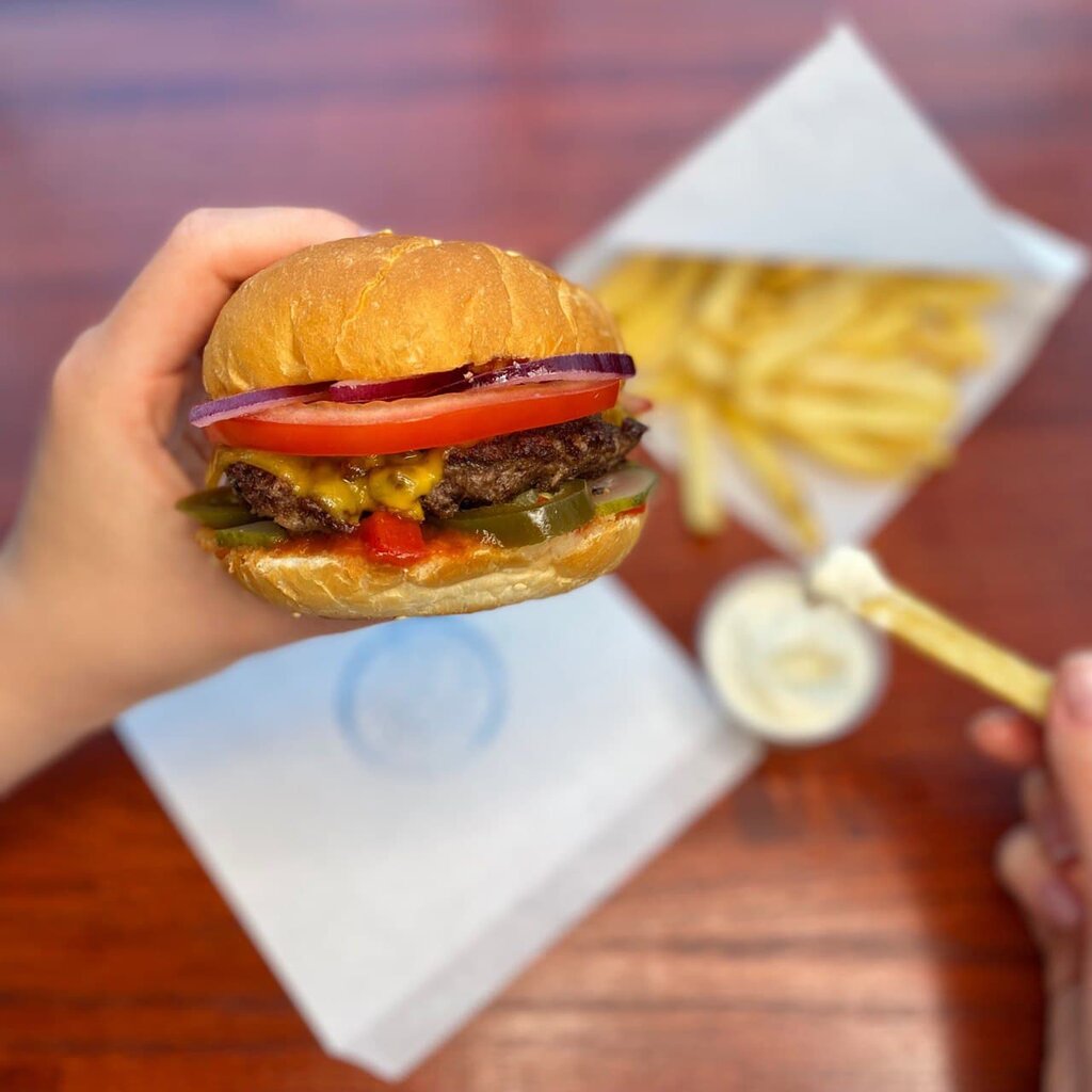 Fast food Kare burger, Klin, foto