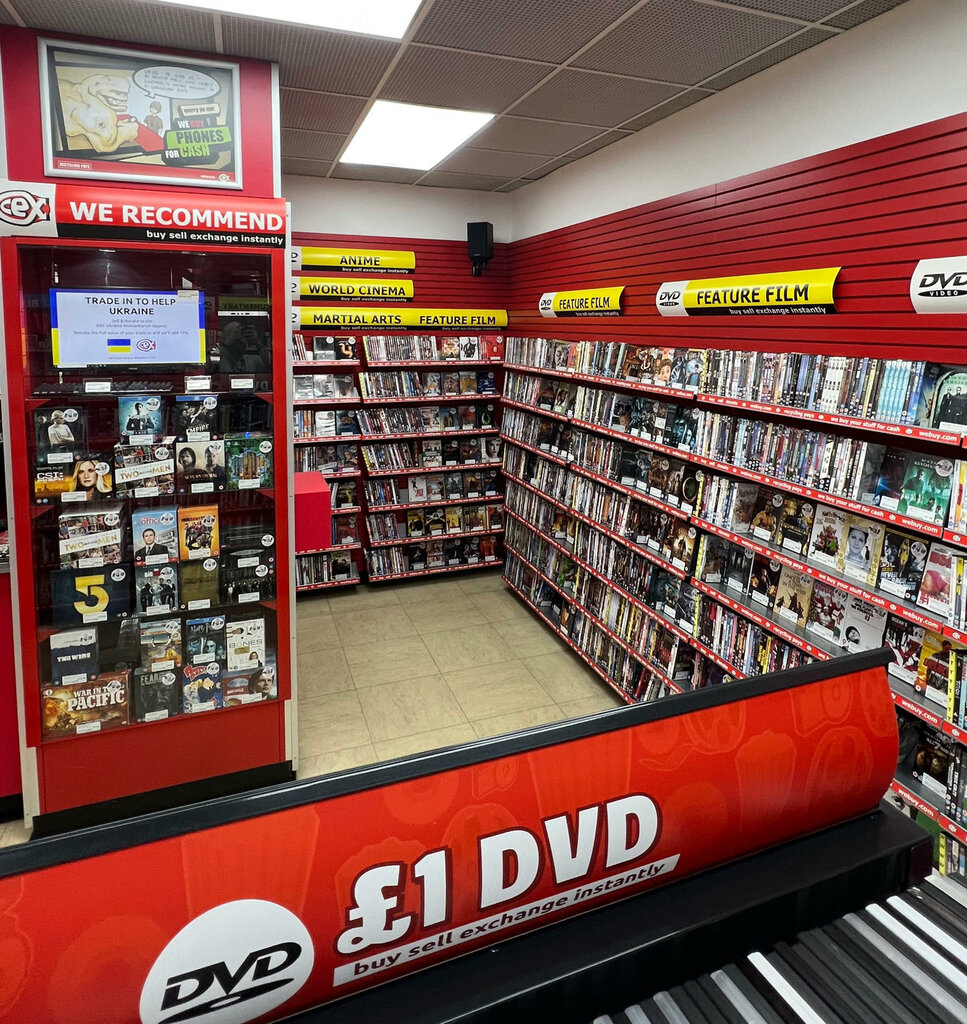 Cep telefonu ve aksesuarları satış mağazaları CeX, İngiltere, foto