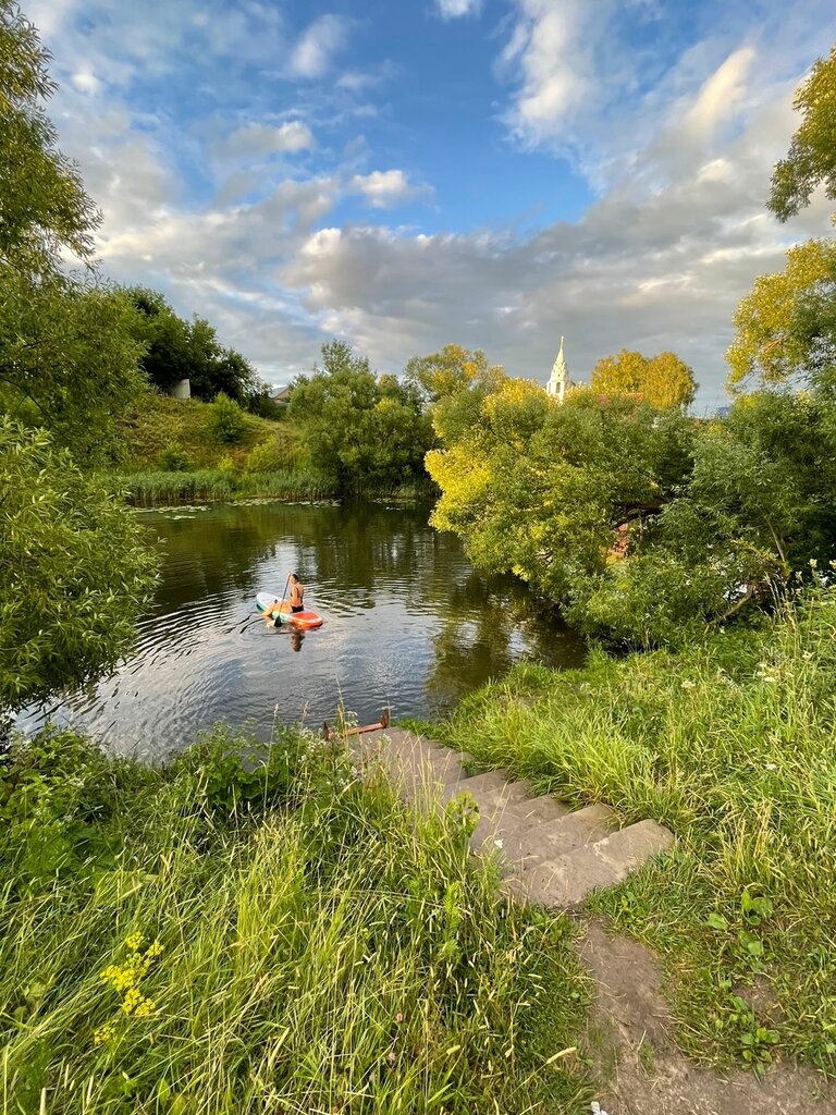 Hamamlar Eco bathhouse on the river, Kolomna, foto