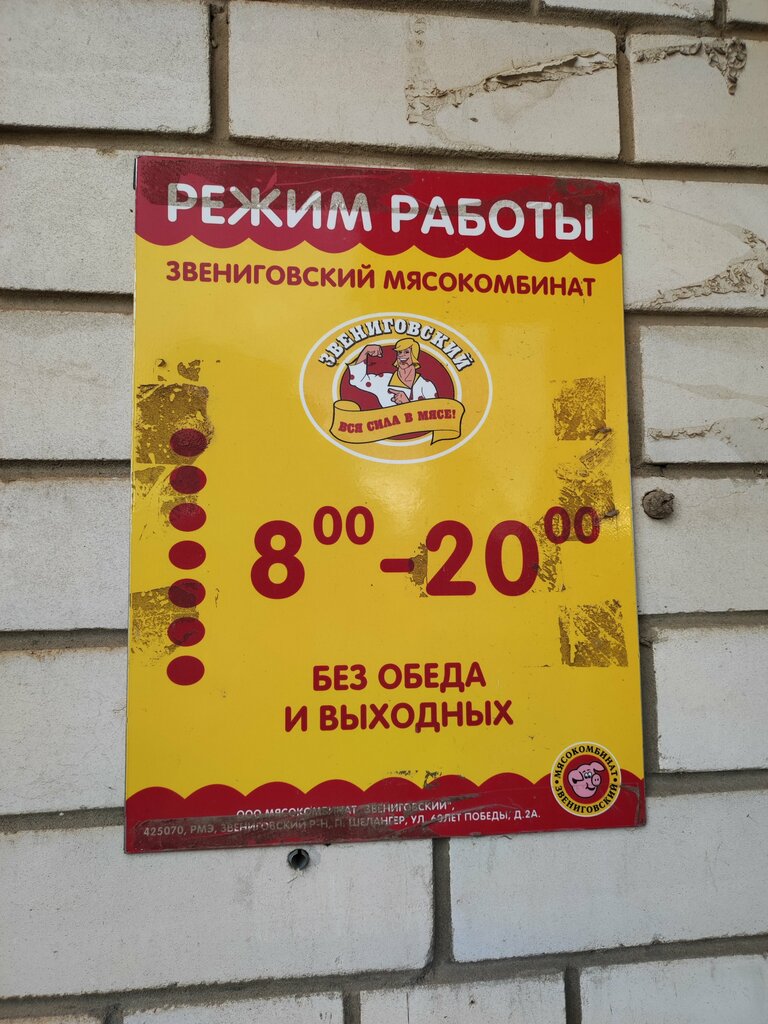 Kasap, şarküteri Звениговский, Kirovskaya oblastı, foto