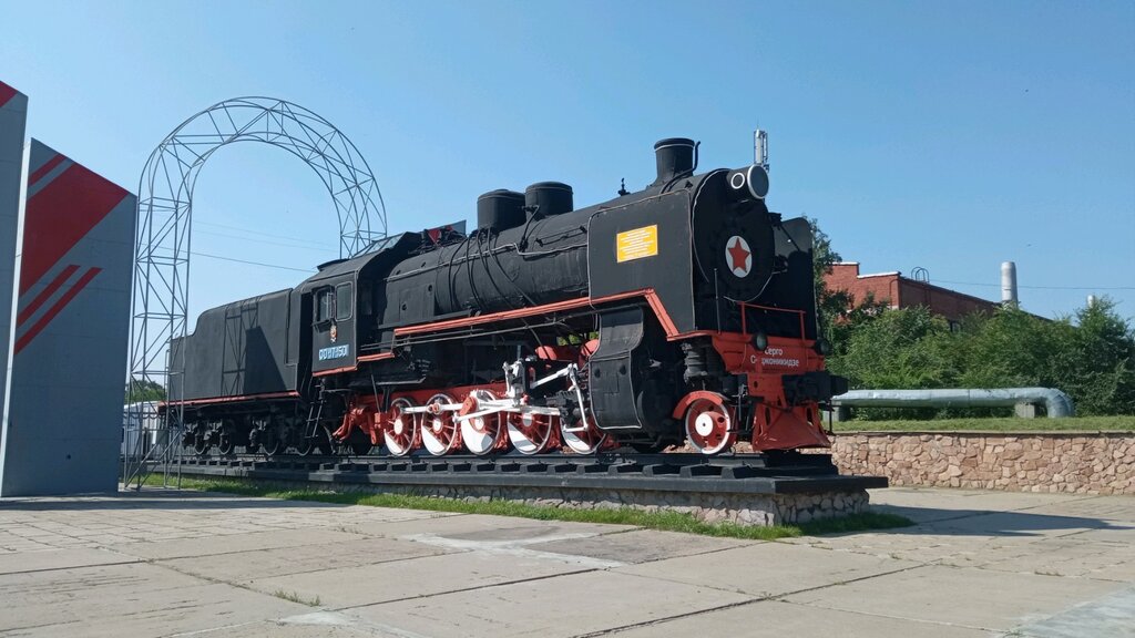 Teknoloji anıtı Паровоз СО17-1501, Ulan‑Ude, foto