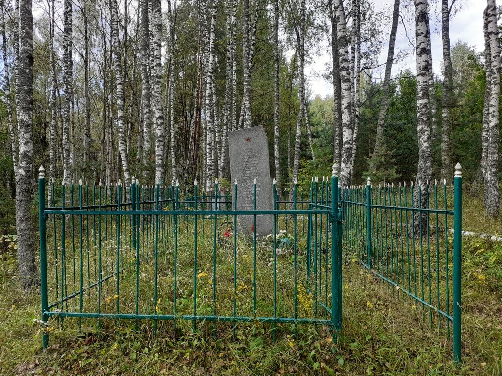 Anıt, heykel Братская могила советских воинов в урочище Косик, Brianskaya oblastı, foto