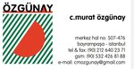 Özgünay C. Murat Özgünay (Kocatepe Mah., Hal Yolu Sok., No:507, Bayrampaşa, İstanbul), toptancılar  İstanbul'dan