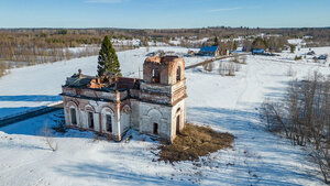 Church of the Presentation of the Lord (Republic of Karelia, Prionezhskiy rayon, Sheltozerskoye selskoye poseleniye, derevnya Gornoye Shyoltozero, Popova Derevnya), ortodoks kiliseleri  Karelya Cumhuriyeti'nden