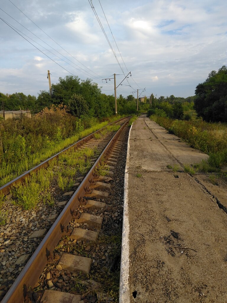 Yük istasyonu остановочный пункт Завод Стандарт, Krasnyi Luch, foto