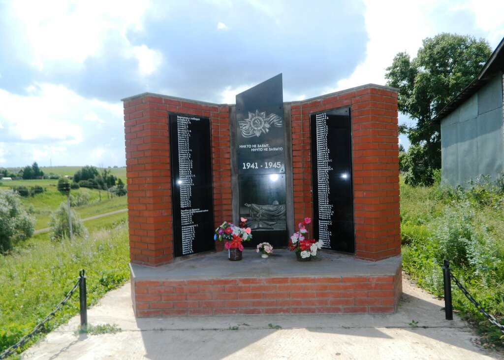 Anıt, heykel Воинам-землякам, павшим в годы Великой Отечественной войны, Udmurtiya, foto