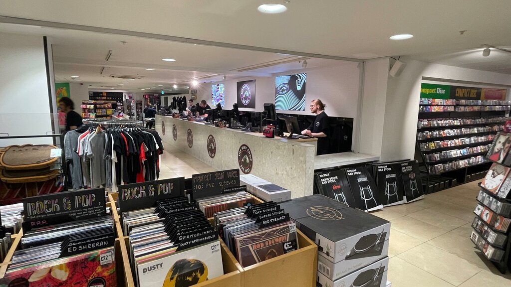 Enstrüman mağazaları Hmv, İngiltere, foto