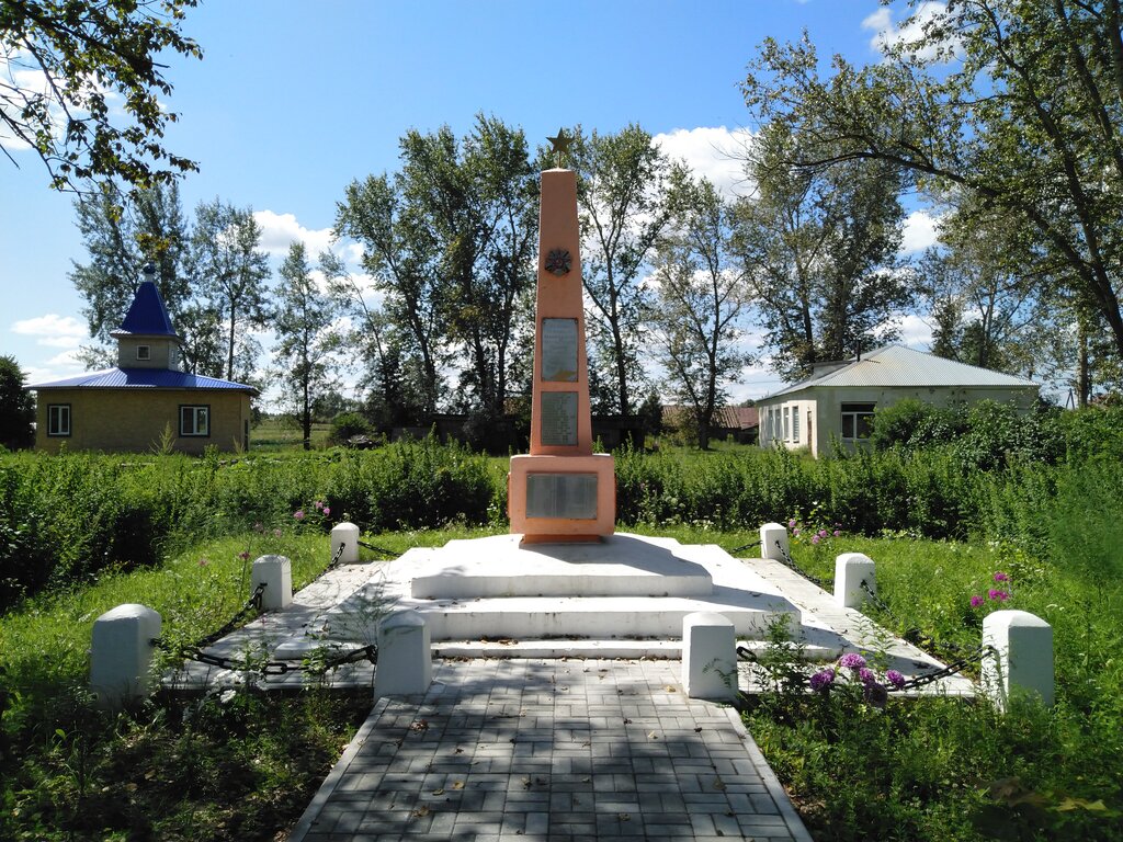 Anıt, heykel Обелиск памяти погибшим воинам, Nijegorodskaya oblastı, foto