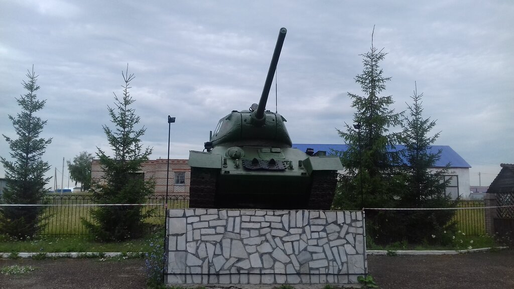 Teknoloji anıtı Танк Т-34, Başkurdistan, foto