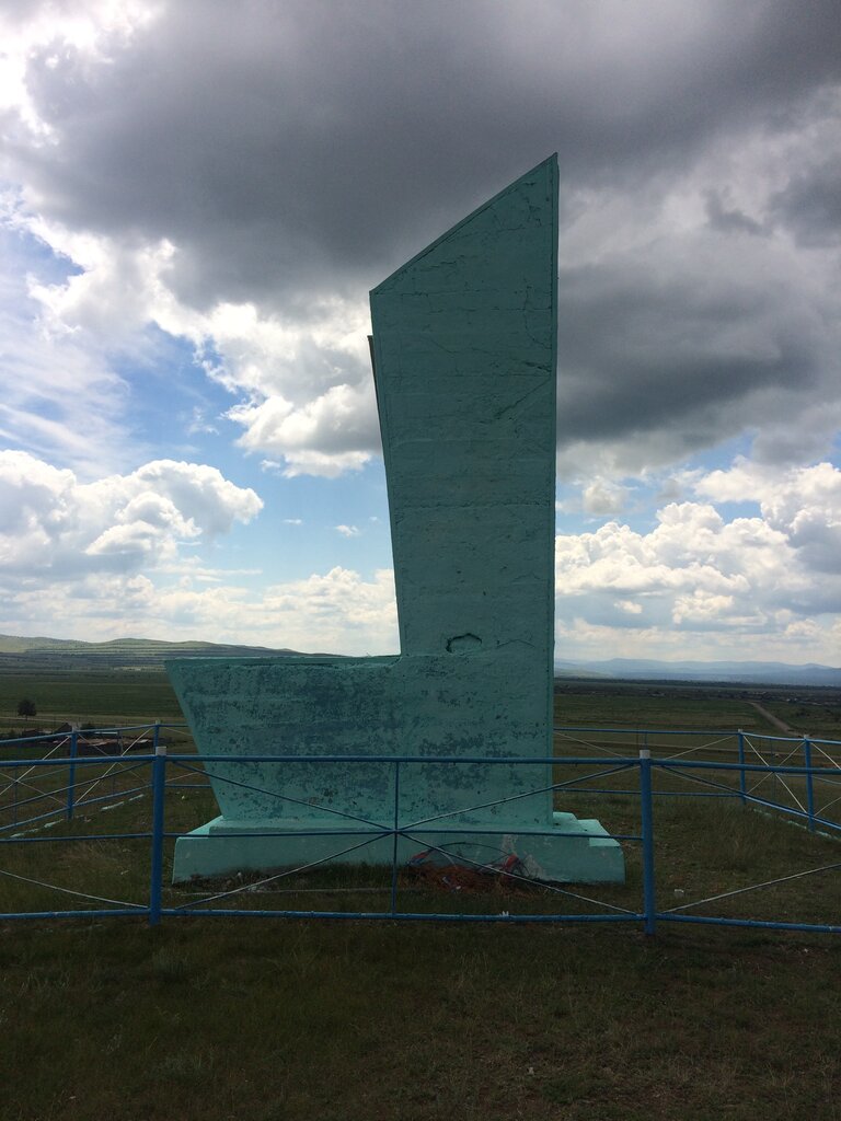 Anıt, heykel Воинам-землякам, погибшим в годы Великой Отечественной войны, Buriatya, foto