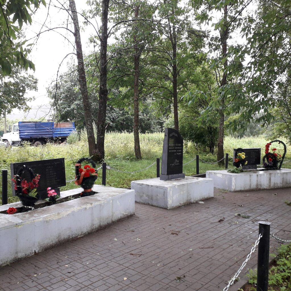 Anıt, heykel Землякам, погибшим в годы Великой Отечественной войны, Yaroslavskaya oblastı, foto