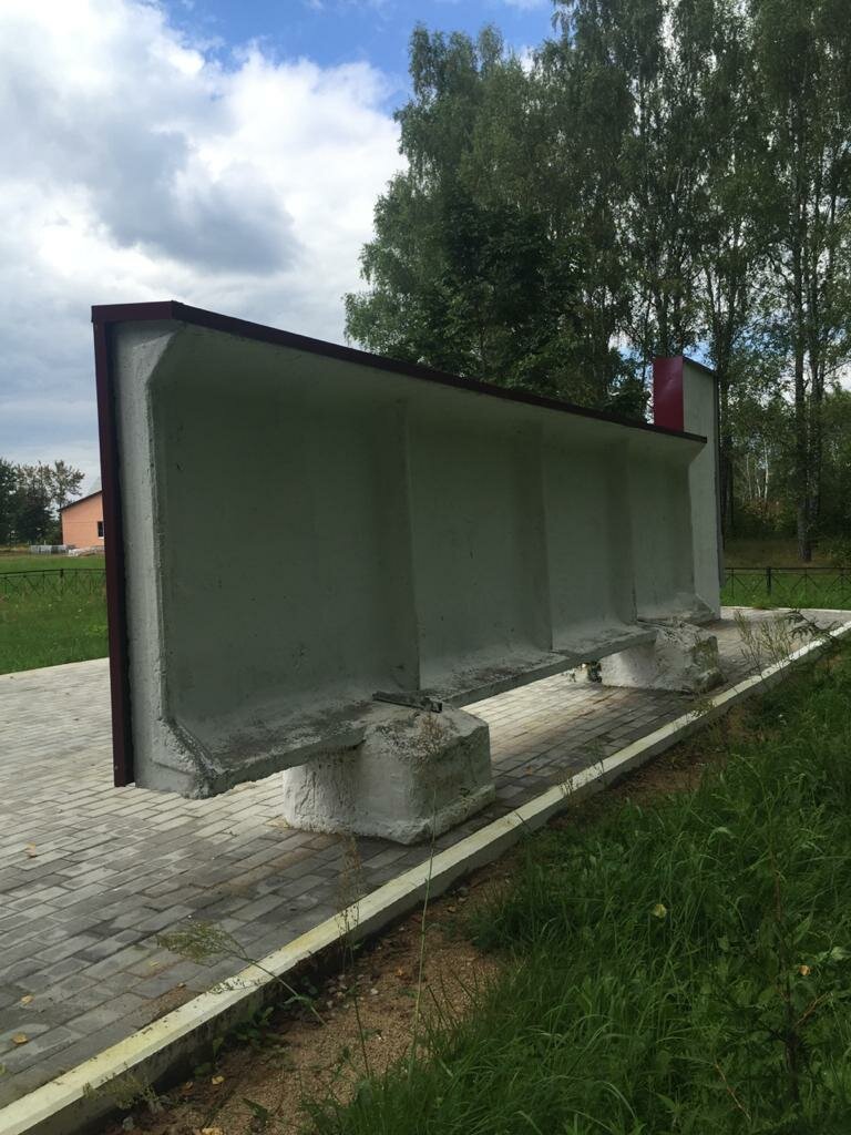 Anıt, heykel Мемориал погибшим землякам, Smolenskaya oblastı, foto