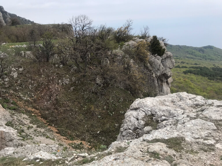 Dağ geçidi Керезла, Kırım Cumhuriyeti, foto