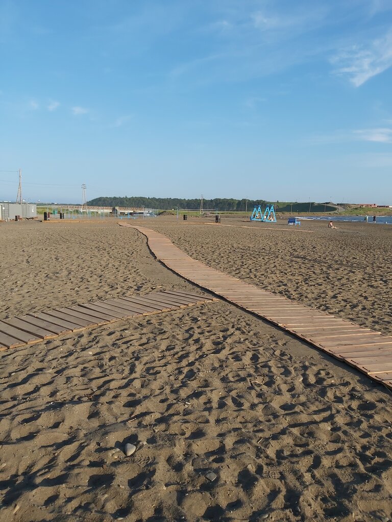 Plaj Переплюй, Sahalin Bölgesi, foto