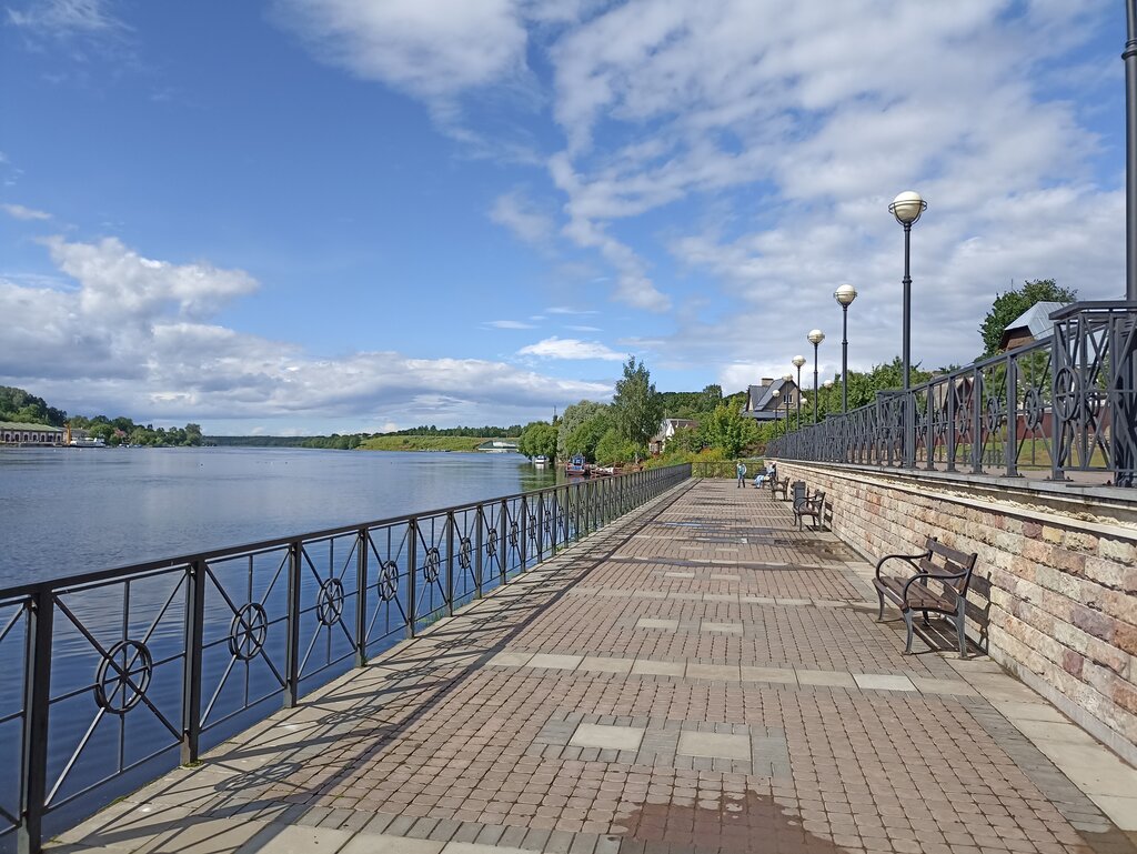 Seyir terası Ивангородский променад, Ivangorod, foto