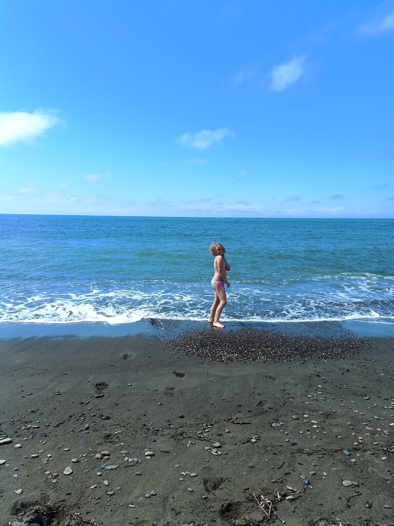 Plaj Пляж, Sahalin Bölgesi, foto