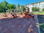 Sports ground (Udmurtian Republic, Izhevsk, zhiloy rayon Bummash), spor alanı  Izhevsk'ten