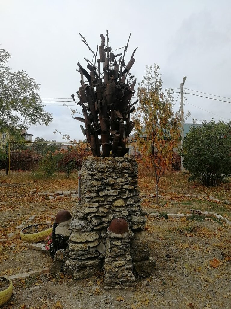 Anıt, heykel Героям Миус-фронта, Rostovskaya oblastı, foto