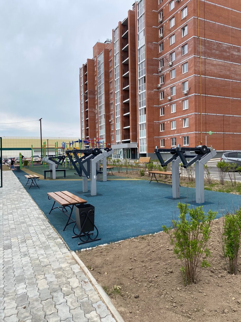 Konut blokları Спортивный, Habarovsk, foto