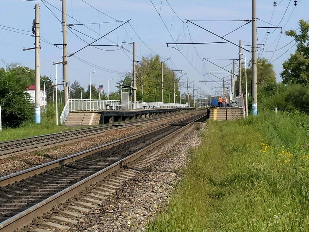 Tren istasyonu Остановочный пункт Юбилейная, Habarovsk, foto