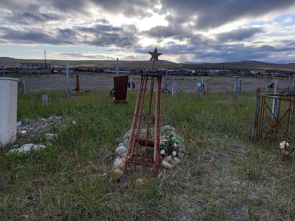 Anıt, heykel Иван Помринович Джумов, Chukotka Özerk Bölgesi, foto