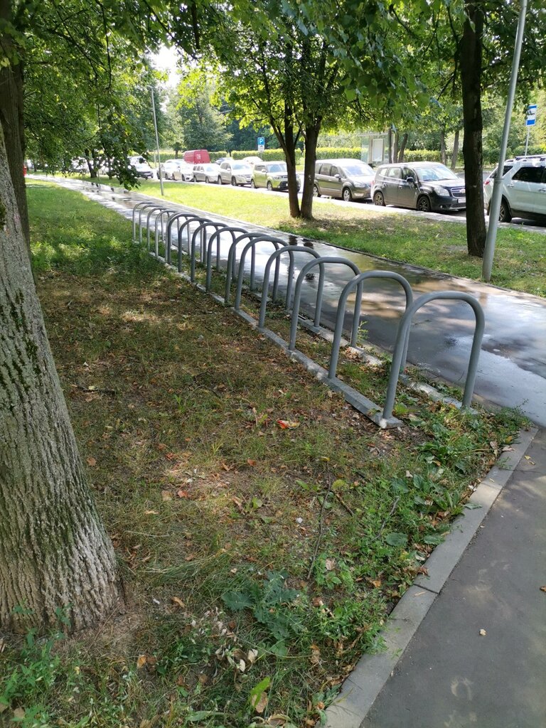 Bisiklet park yerleri Velosipednaya parkovka № 34122 Litsey № 1158, Moskova, foto