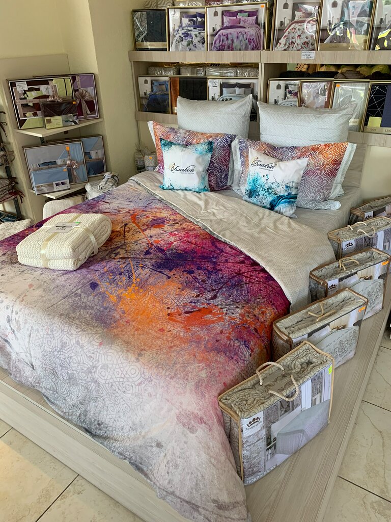 Ev tekstili mağazaları Blakit, Gomel, foto