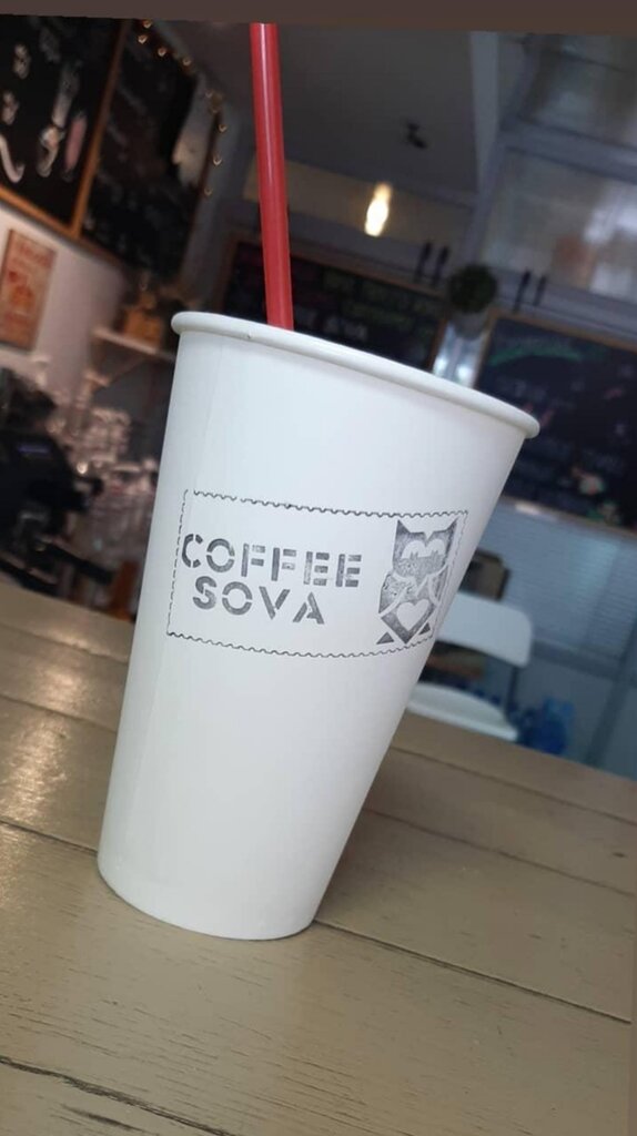 Kahve dükkanları Coffee Sova, Moskova, foto