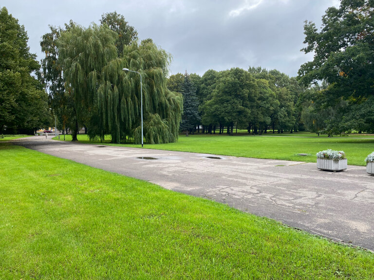 Kültür ve eğlence parkları garden Maskavas, Riga, foto