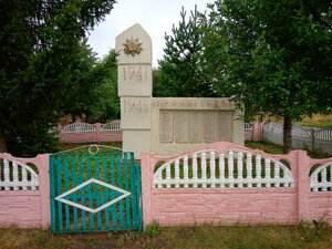 Воинам Великой Отечественной войны 1941-1945 гг. (Republic of Bashkortostan, Tuymazinskiy rayon, Karamaly-Gubeyevskiy selsovet, selo Tukayevo, Shkolnaya ulitsa), anıt, heykel  Başkurdistan'dan