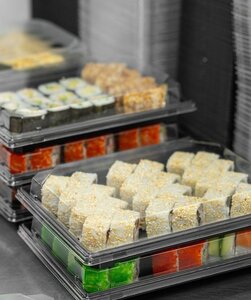 Magia Sushi (Vostochnaya ulitsa No:11, mikrorayon Levoberezhny, selo Osinovaya Gora), suşi restoranı  Tulskaya oblastından