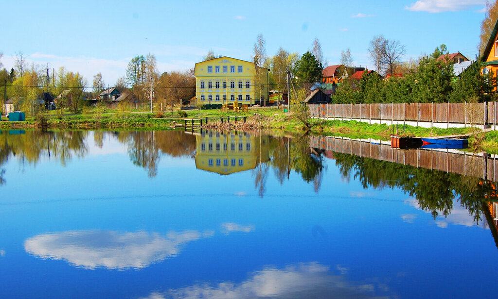 Mühendislik altyapısı Плотина на Тарасовском озере, Yaroslavskaya oblastı, foto