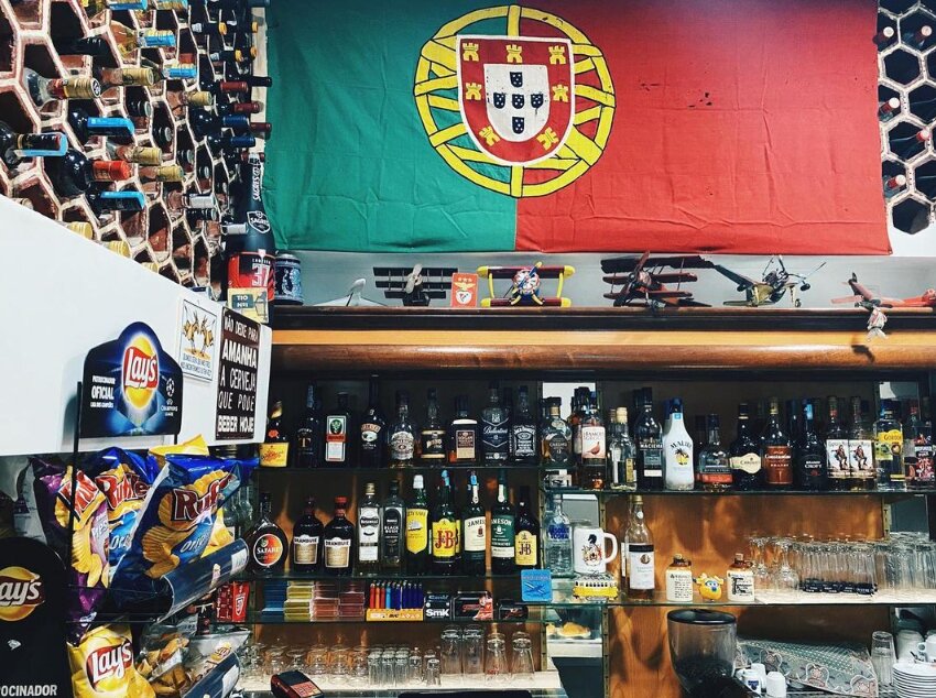 Kahve dükkanları Restaurante O Avião, Lizbon, foto