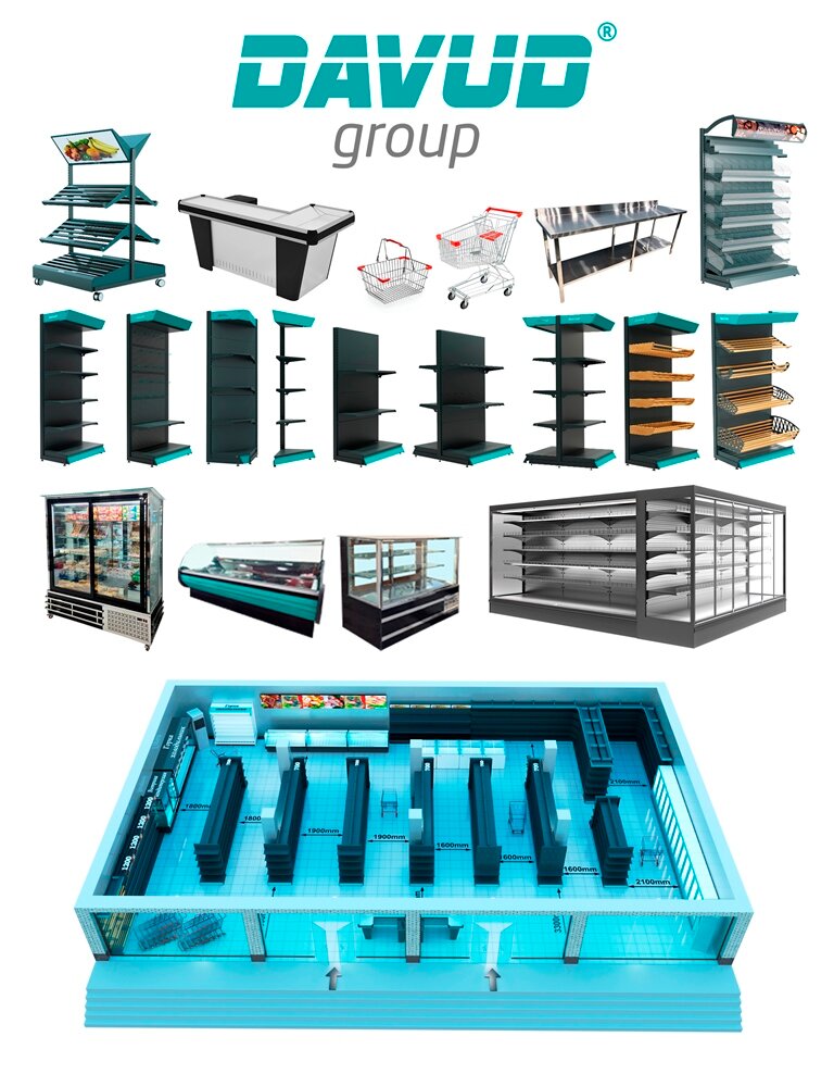Satış ekipmanları firmaları Davud, Nevai, foto
