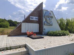 Обелиск воинам, павшим в годы Великой Отечественной войны (Ulyanovsk Region, Surskiy rayon, Chebotayevskoye selskoye poseleniye, selo Arkhangelskoye), anıt, heykel  Ulyanovskaya oblastından