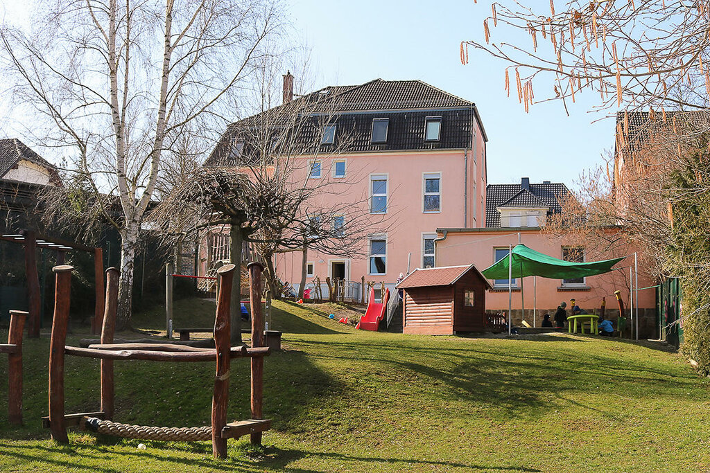 Anaokulları Johanniter-Kita Spatzennest Wilkau-Haßlau, Saksonya, foto