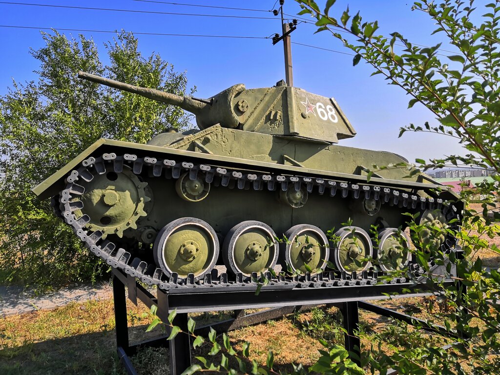 Teknoloji anıtı Танк Т-70, Volgograd, foto