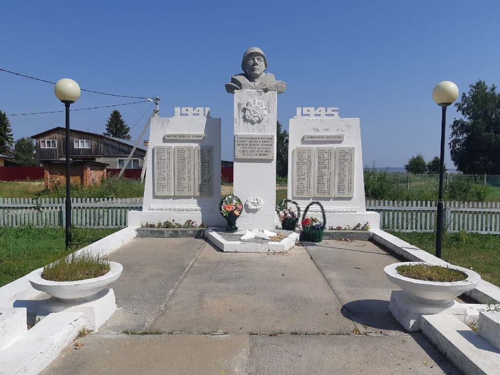 Anıt, heykel Участникам Великой Отечественной войны, Hantı‑Mansi Özerk Okrugu, foto