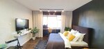 Chernaya Studiya Apartments (No:4/1, rayon Yuzhnaya Zhilaya Chast, mikrorayon Optimistov, Noviy Urengoy), kısa süreli konaklama  Novy Urengoy'dan