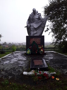 Воинам, павшим в годы Великой Отечественной войны (Sverdlovsk Region, Pyshminskiy munitsipalny okrug, selo Pechyorkino), anıt, heykel  Sverdlovskaya oblastından