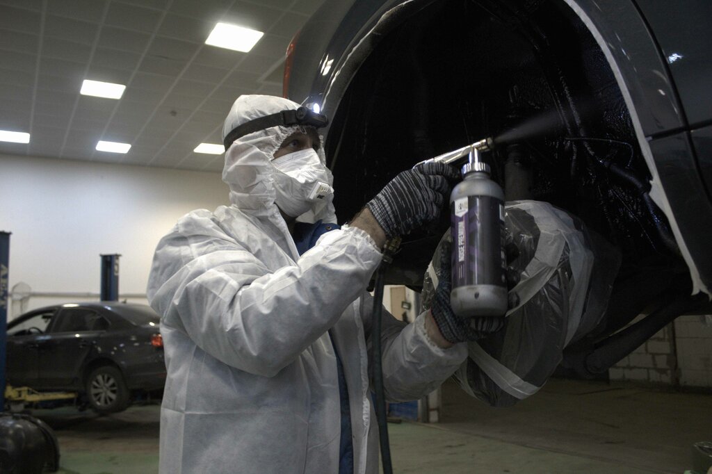 Kaplama hizmetleri Anticor center, Moskova, foto