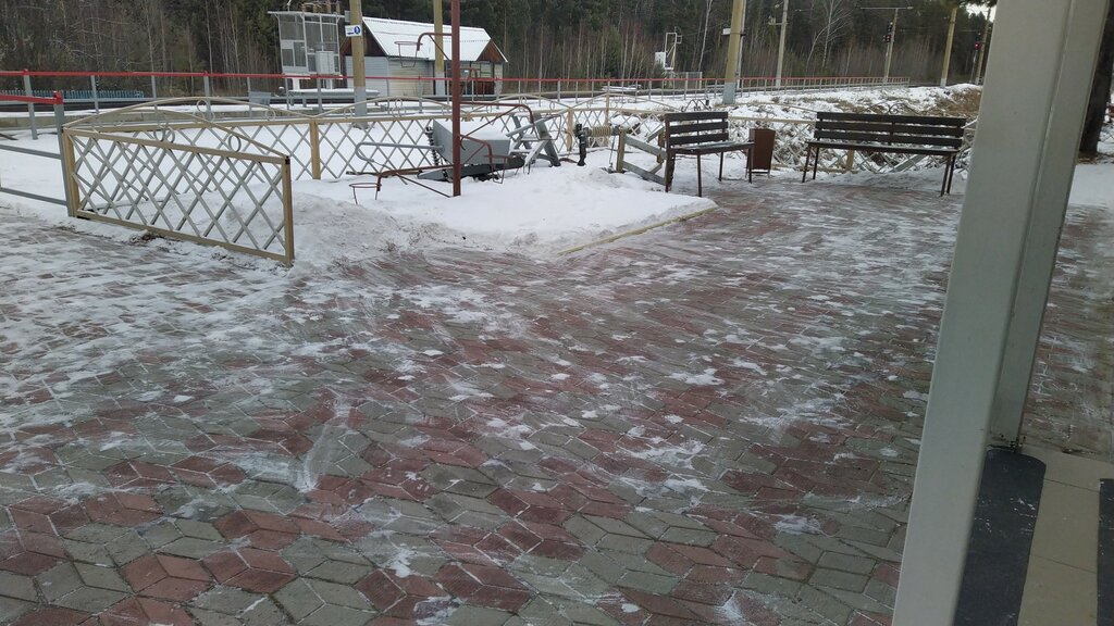 Tren istasyonu разъезд Агул, Krasnoyarski krayı, foto