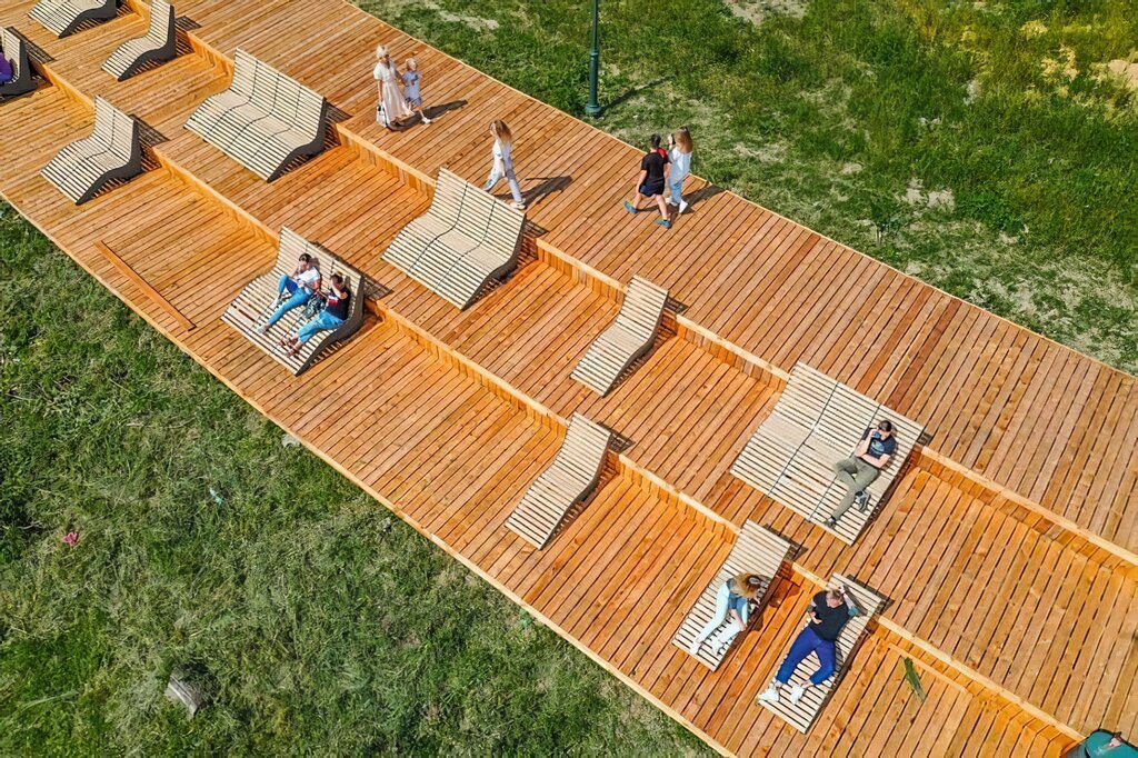 Tatil altyapısı Шезлонги, Voskresensk, foto