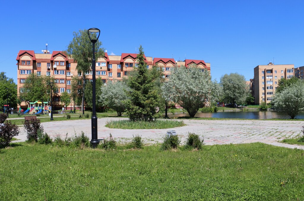 Kültür ve eğlence parkları Park on Soviet street, İstra, foto