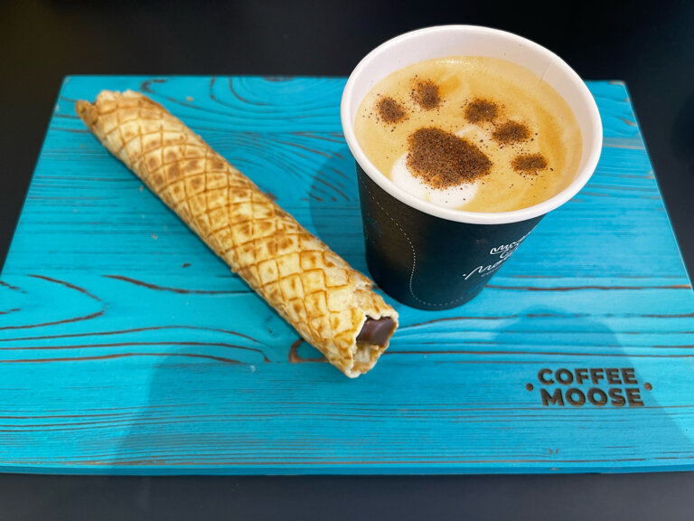 Kahve dükkanları Coffee Moose, Moskova, foto