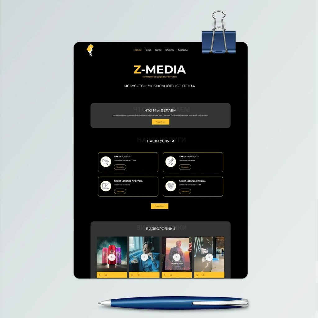 Web tasarım hizmetleri MakerPress, Moskova, foto