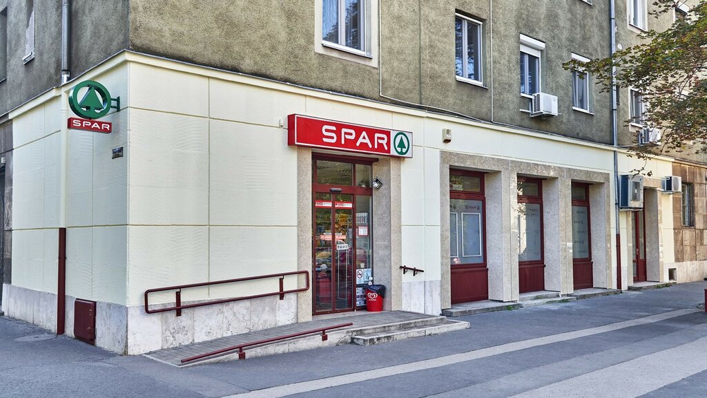 Süpermarket Spar szupermarket, Dünya, foto