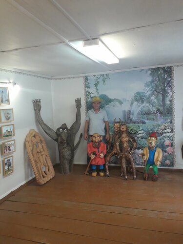 Müzeler ve sanat galerileri Музей деревянной скульптуры, Permski krayı, foto