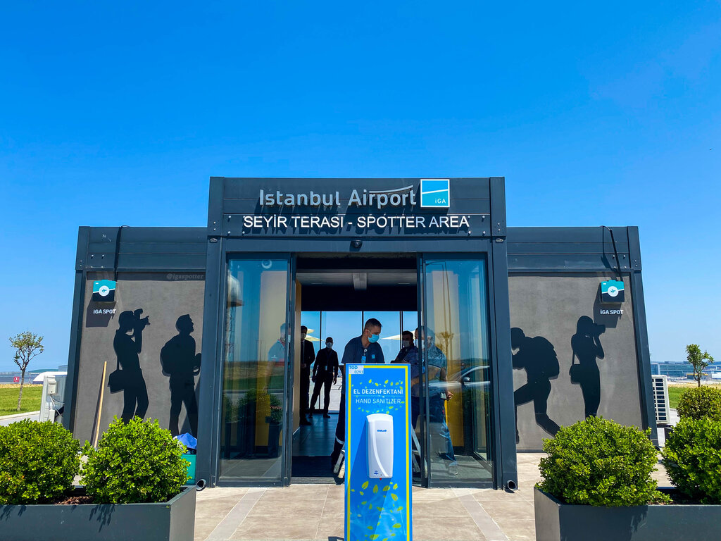 Seyir terası İstanbul Havalimanı Spotter Alanı, Arnavutköy, foto